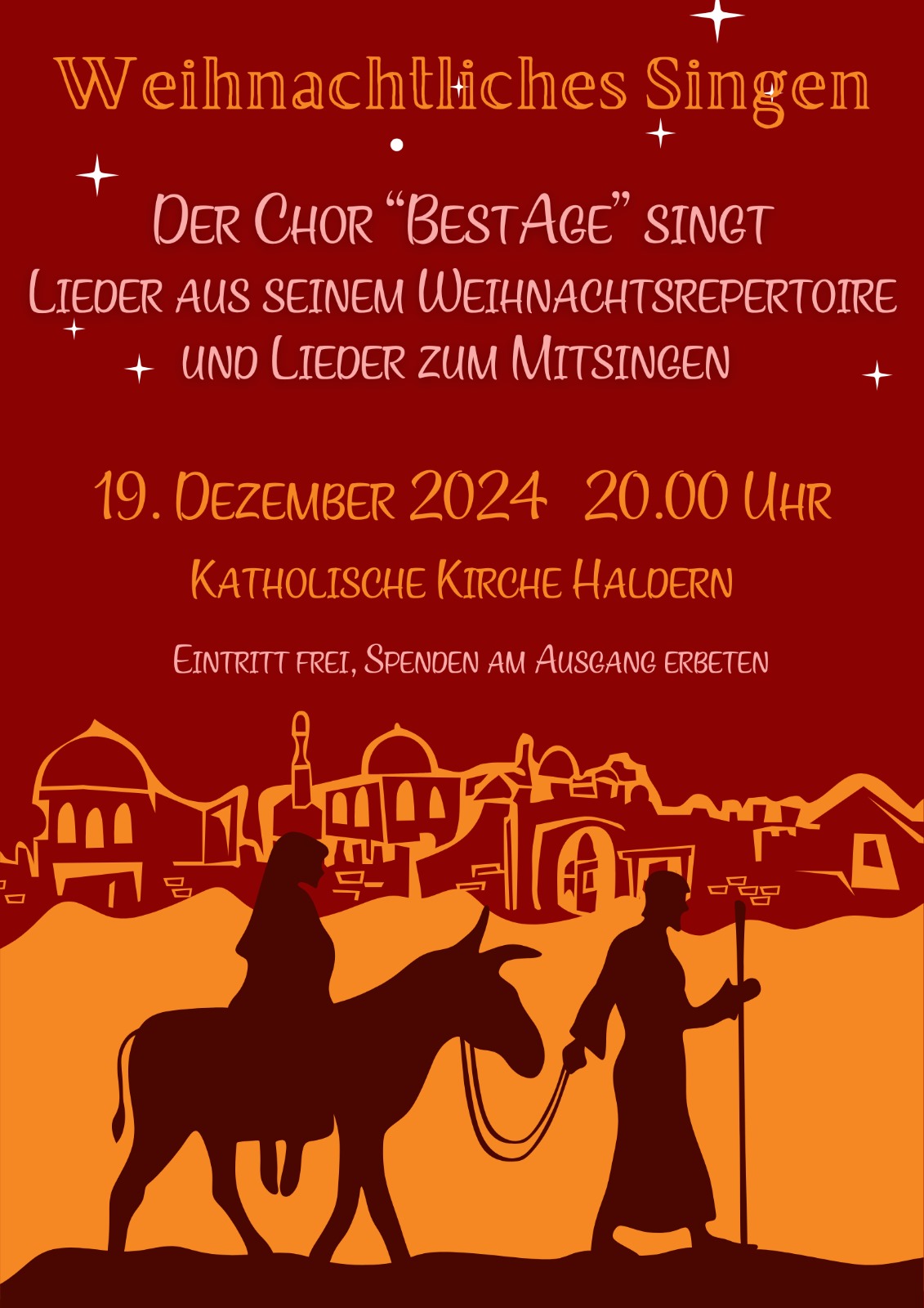 Weihnachtssingen in Haldern – Junger Chor Haldern e.V.